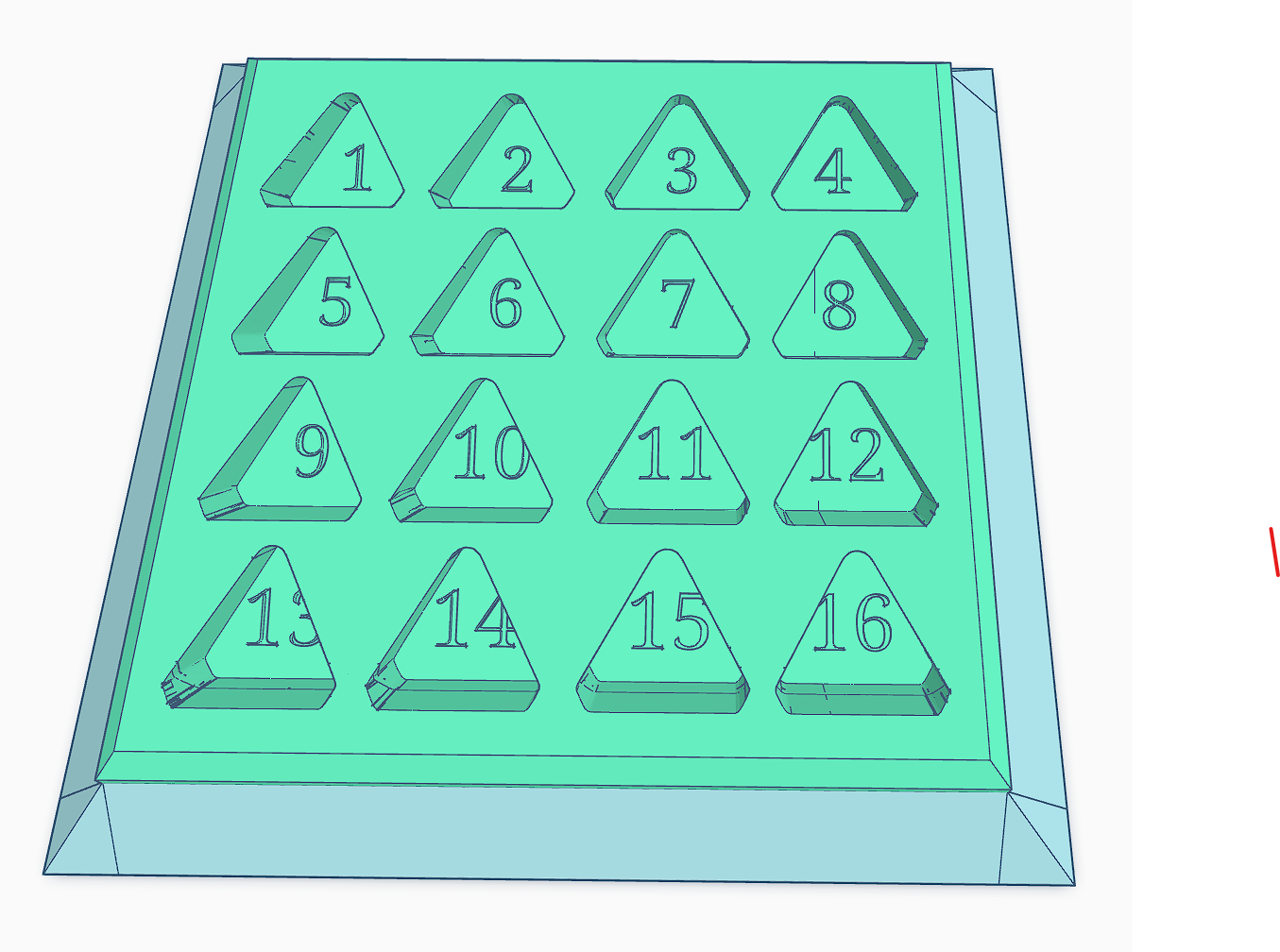 4X4 Filament Sample Color Swatches by omsa82 | Download free STL model ...