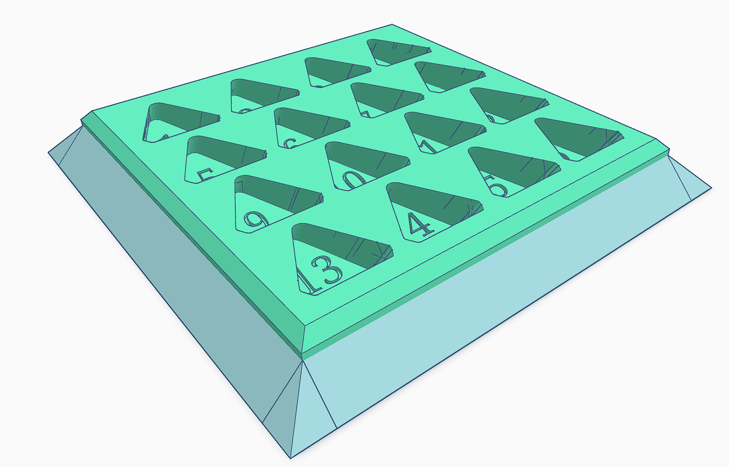 4X4 Filament Sample Color Swatches by omsa82 | Download free STL model ...