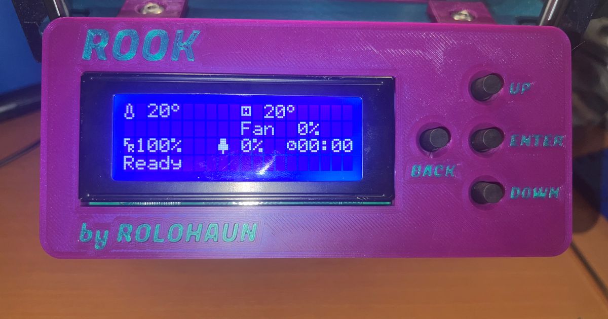 Rook Display Mount for ANET A8 Keypad Display by LermanRafi | Download ...