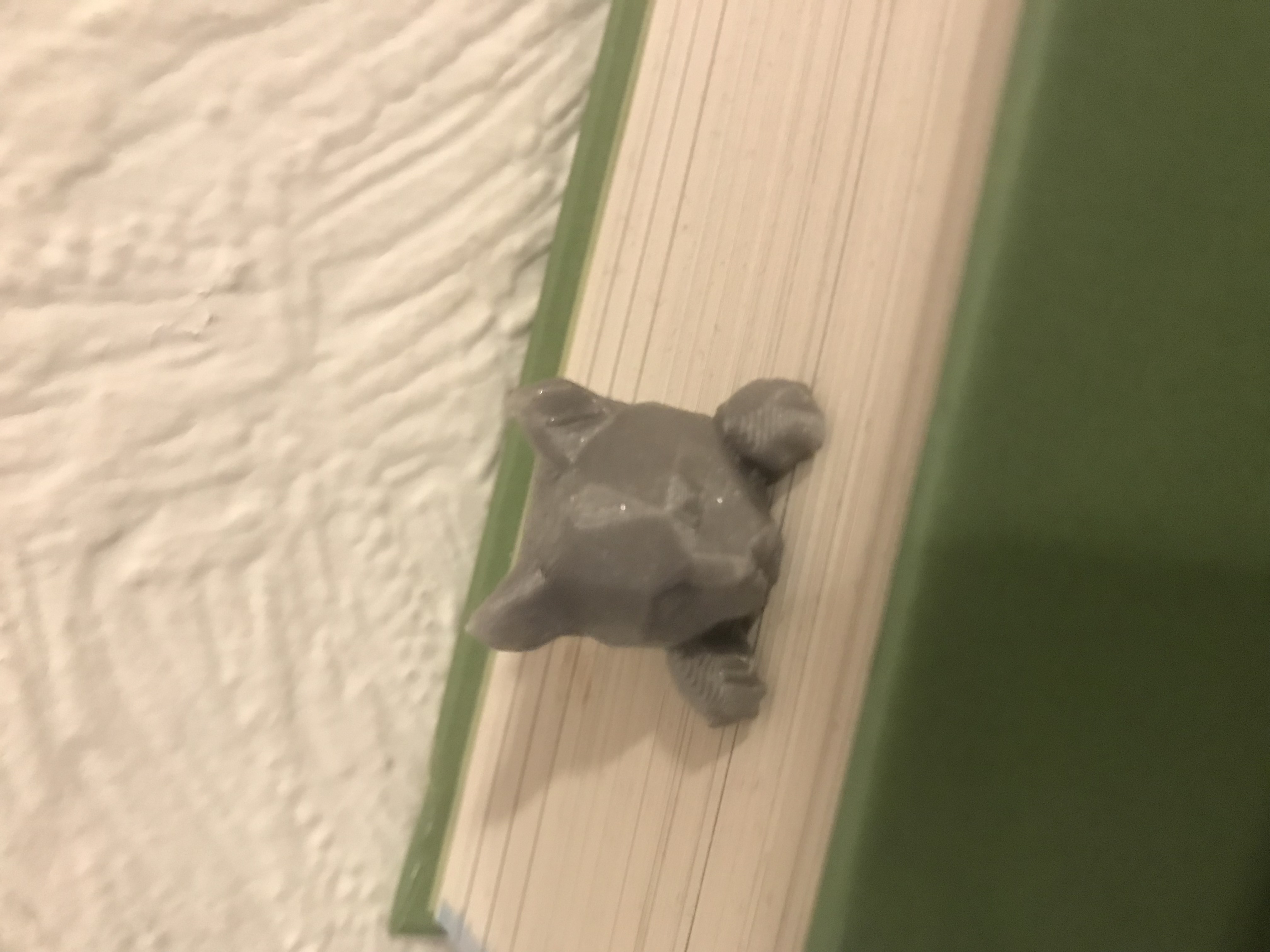Peeking Cat Bookmark (3D) low poly by victor | Download free STL model ...