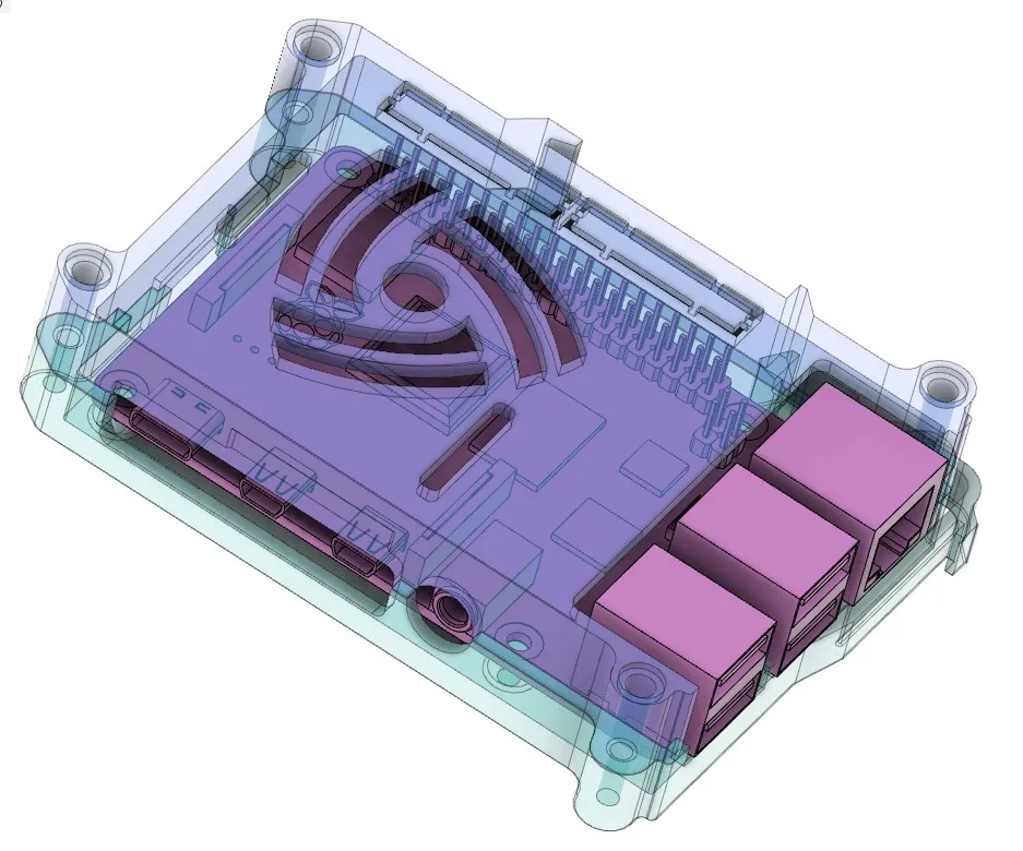 Din Rail Raspberry Pi 4 Case by LukeDuke | Download free STL model ...