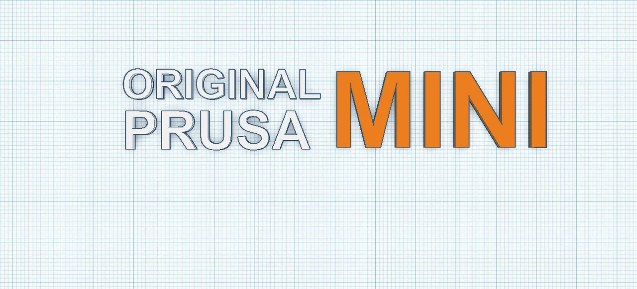 Prusa Mini Letters by Matej Albert | Download free STL model ...