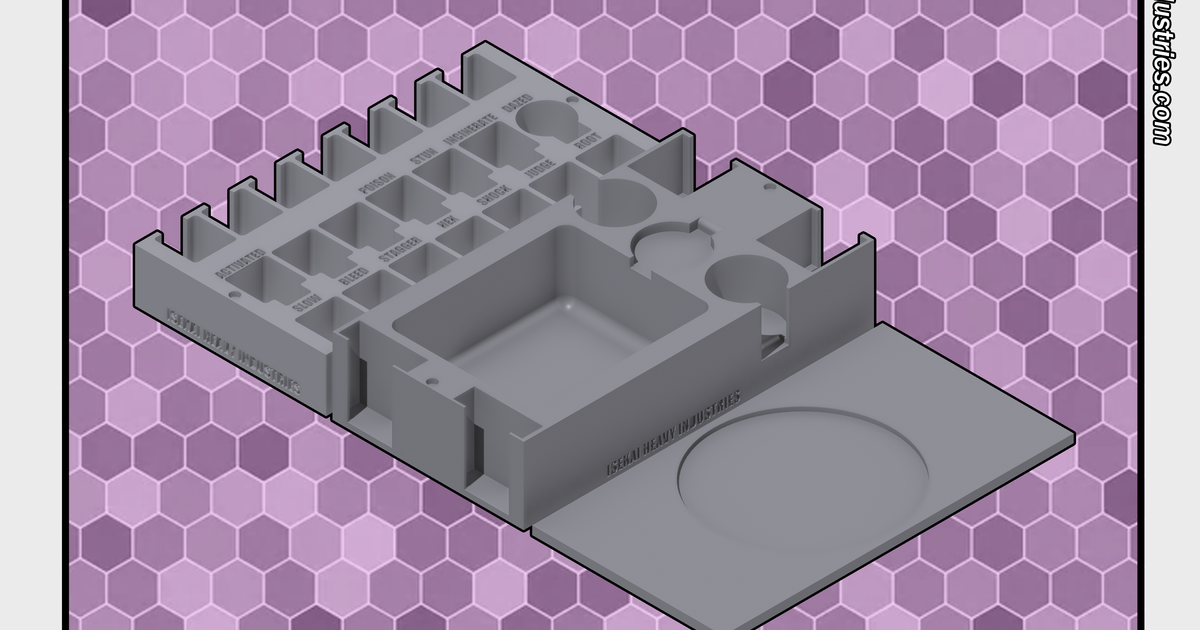 Marvel Crisis Protocol Token Tray by Emily Whitehouse | Download free ...