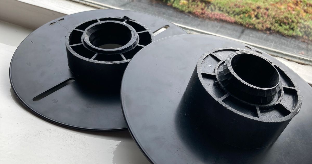 turn you esun spool into a refill spool v3 by RensMakes | Download free ...