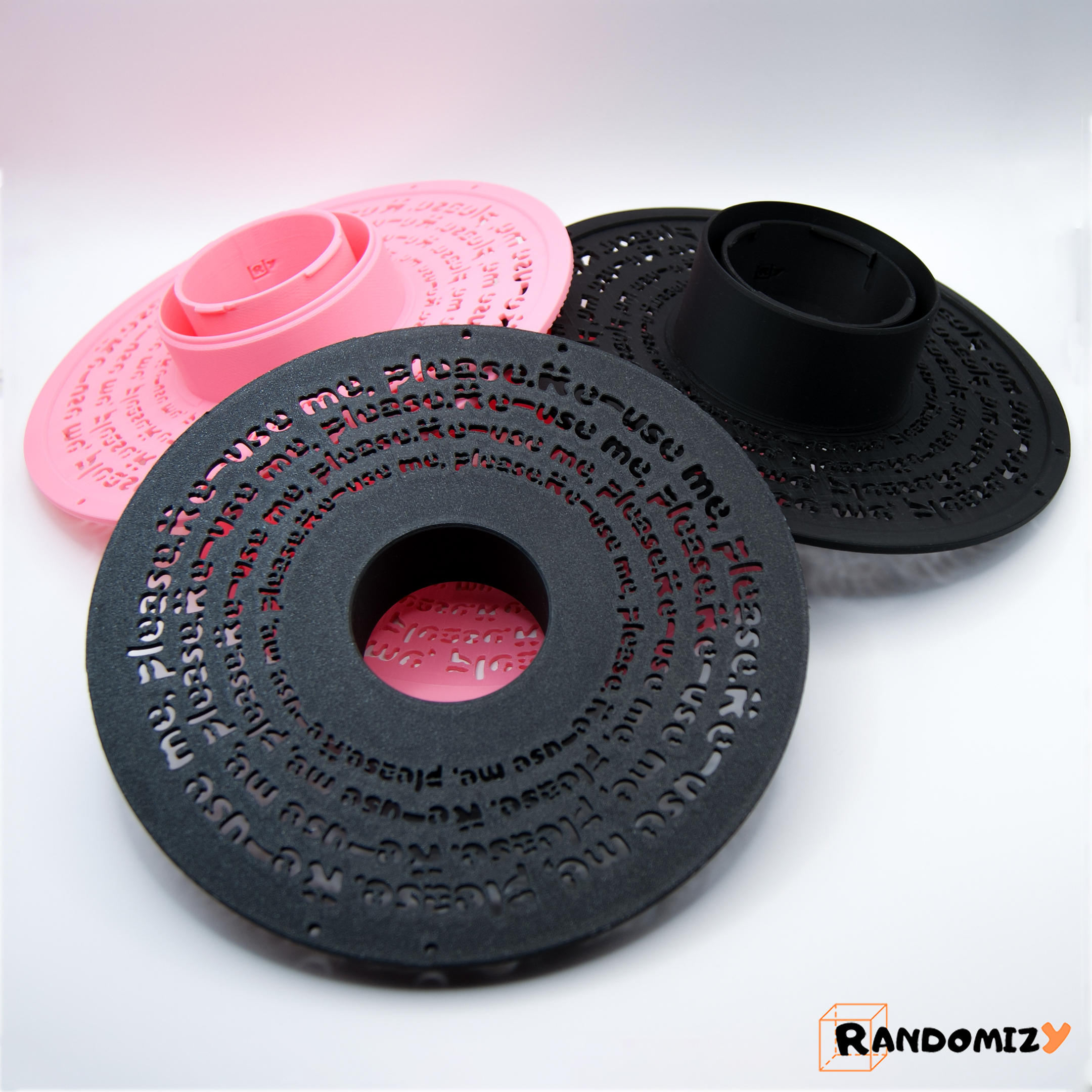 "Re-use me, please" - Reusable Spool by Randomizy | Download free STL ...