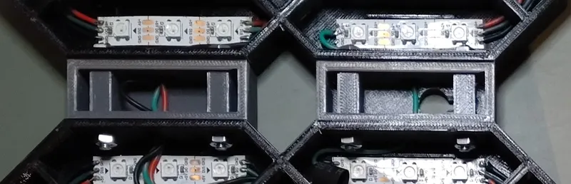 Big wall mounted 7-segment LED clock by Geert | Download free STL model ...
