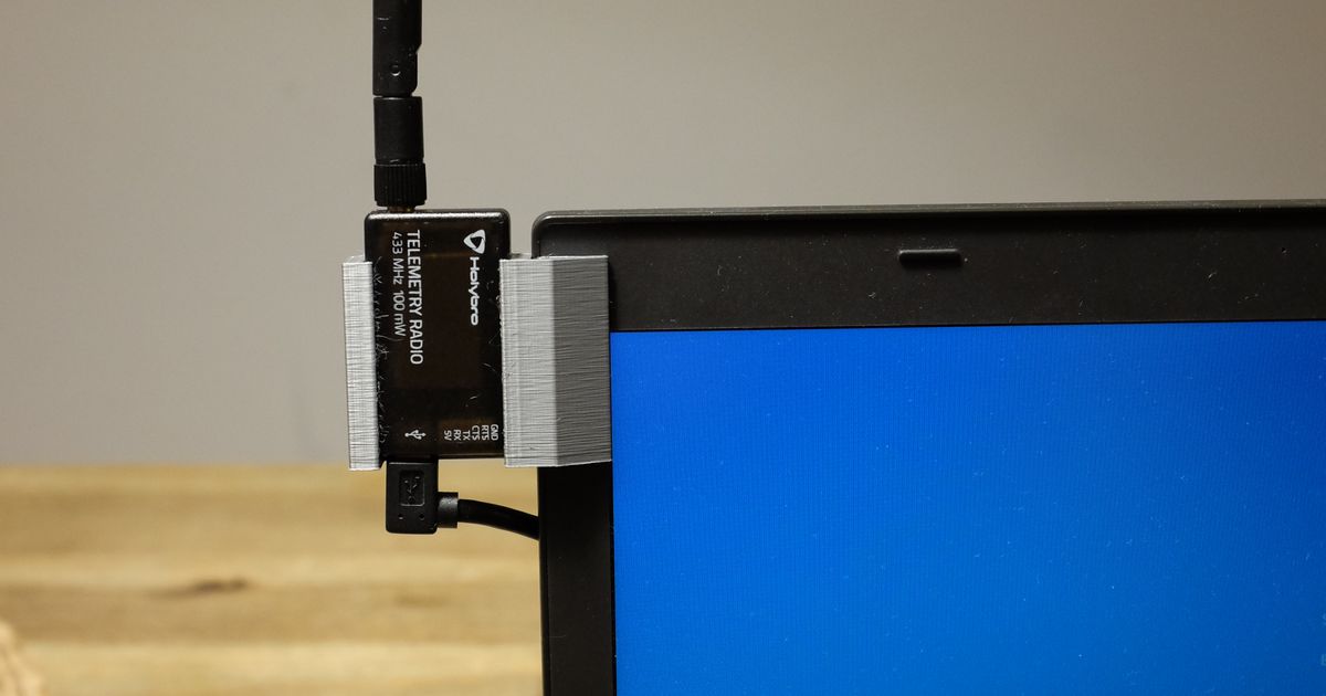 SiK Telemetry Radio V3 Laptop mount von MIC | Kostenloses STL-Modell ...