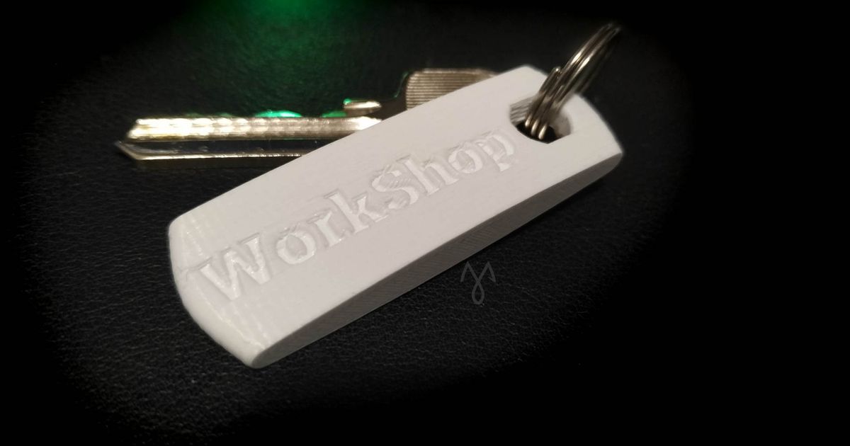 Mini Key Tag by JMAW | Download free STL model | Printables.com