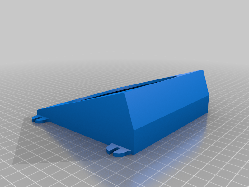 120mm fan angled mount by akalomen76 | Download free STL model ...