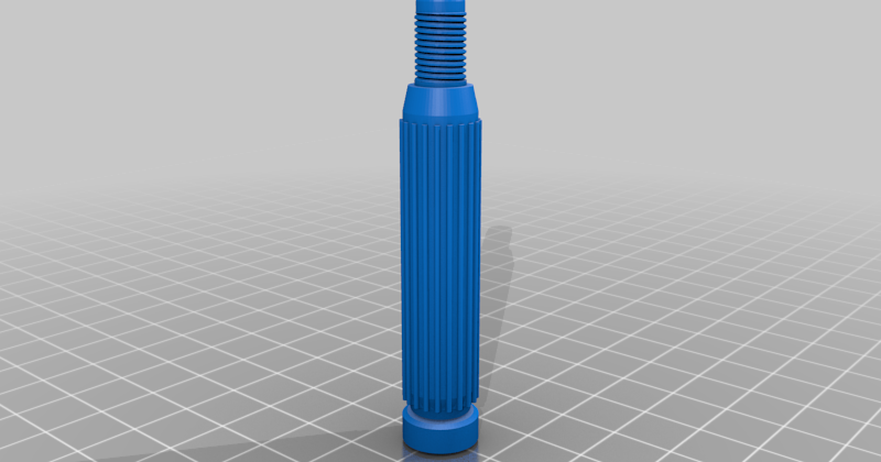 Dremel collet handle (hand drill) by akalomen76 | Download free STL ...