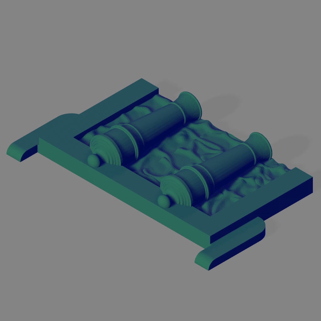 Mantic Armada Side Firing Arc Templates by TigerTone | Download free ...