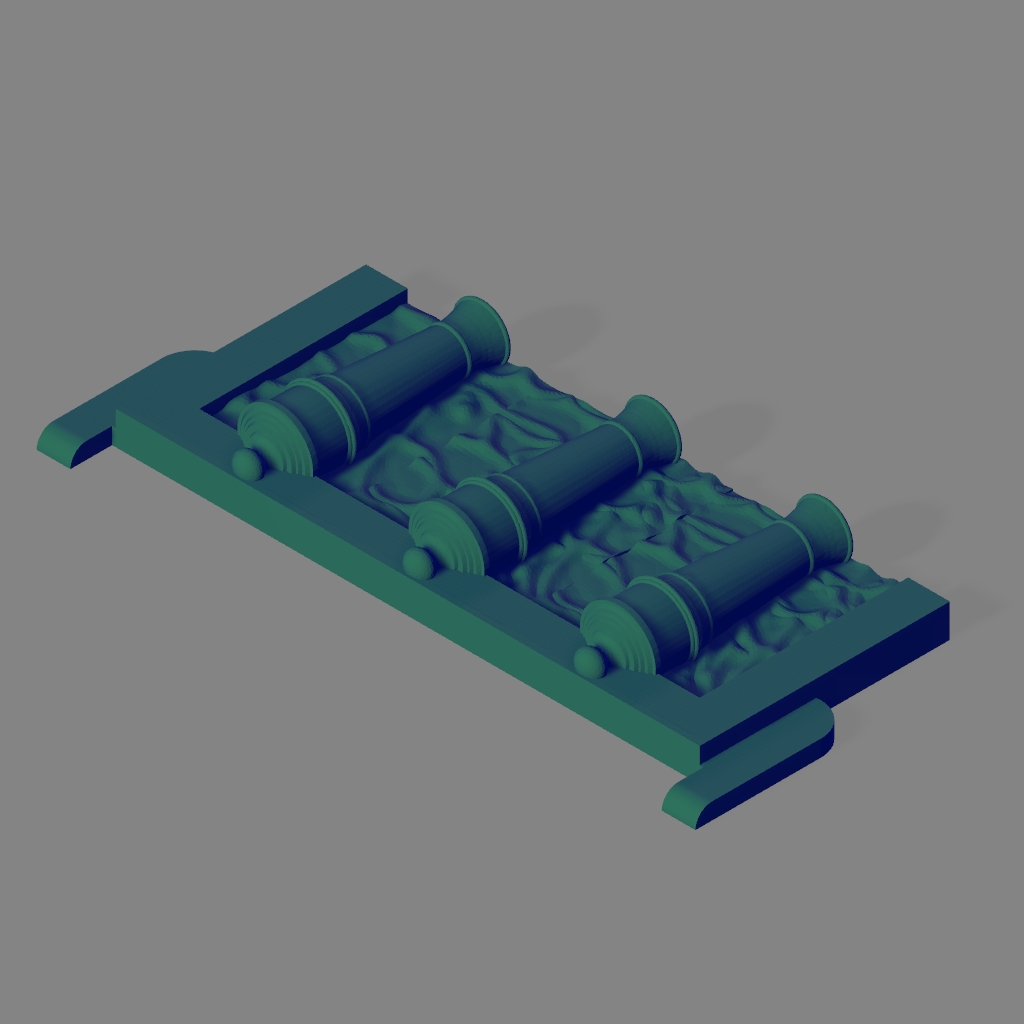 Mantic Armada Side Firing Arc Templates by TigerTone | Download free ...