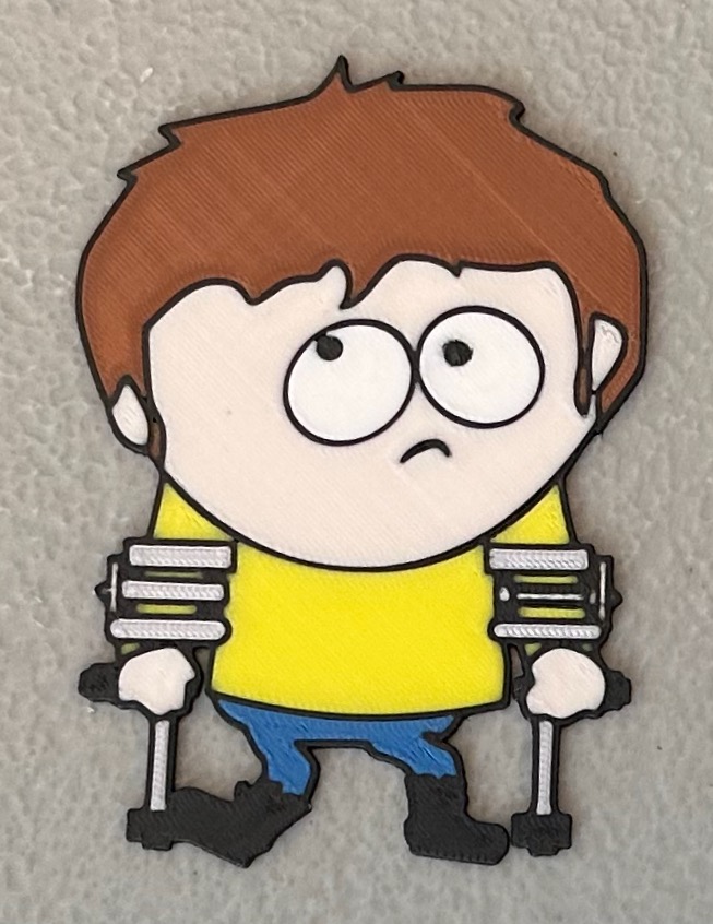 Multicolor Jimmy Valmer Magnet by wotfan69 | Download free STL model ...