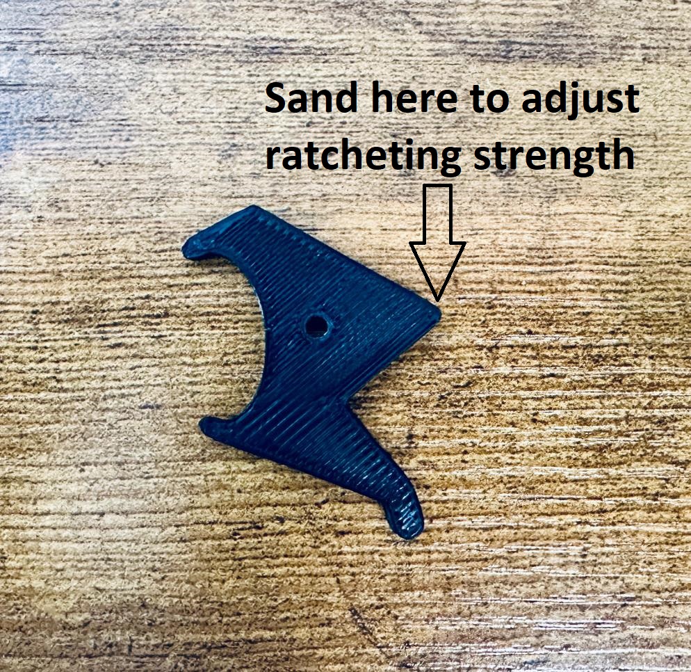 Ratcheting Reversible Wrench by Anefecious | Download free STL model ...