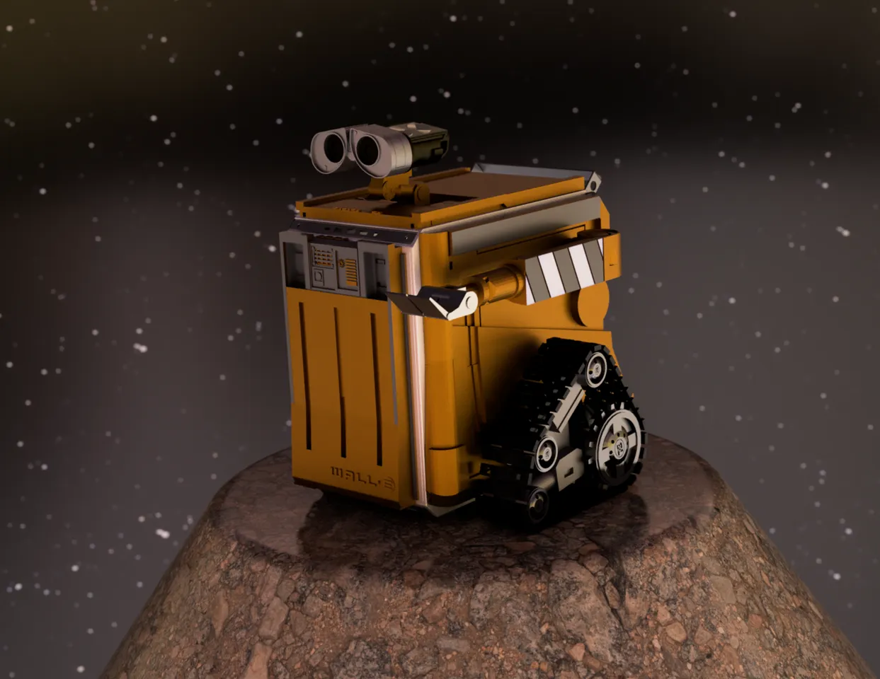 Cooler Master QUBE 500 - WALL-E cosplay by WojtekM | Download free STL model | Printables.com