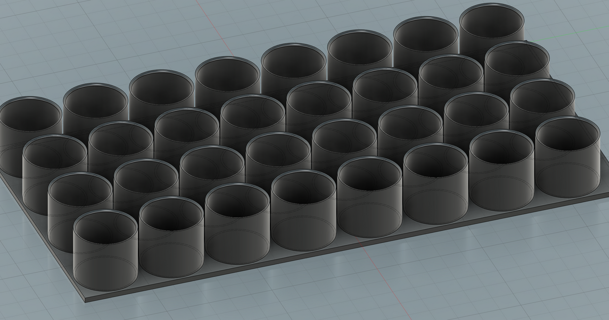 Flare round ammo can holder 32 rounds by Koosh | Download free STL ...