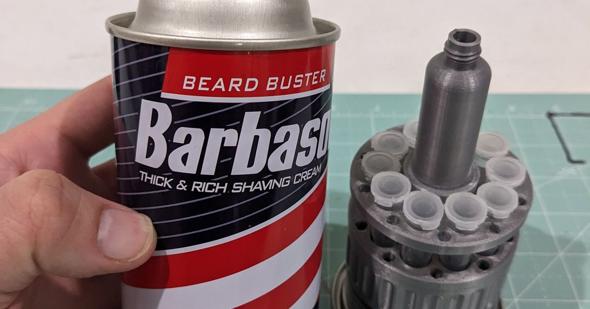 Jurassic Park Barbasol CryoCanister by masterHman | Download free STL ...