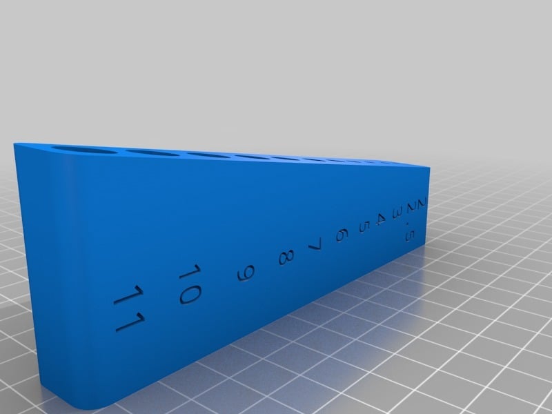 Metric Reamer Index by Uriah | Download free STL model | Printables.com