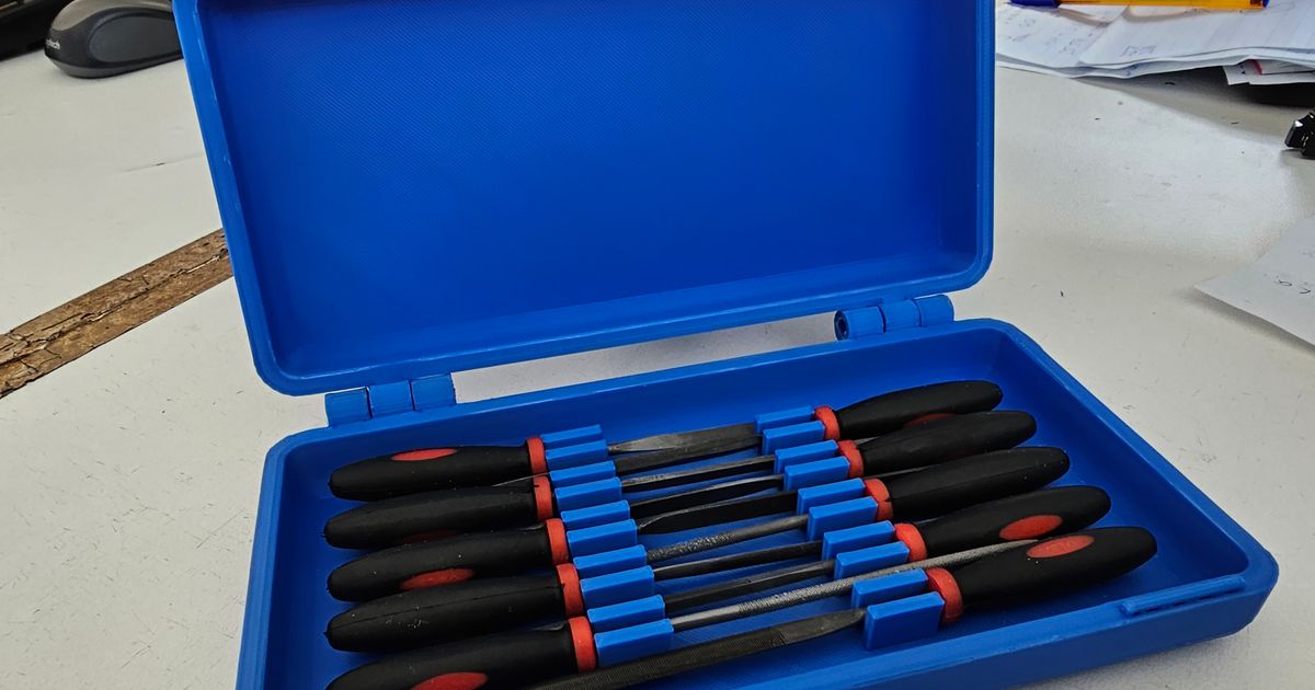 Workshop File Set Storage Box by Corey Ward | Download free STL model ...