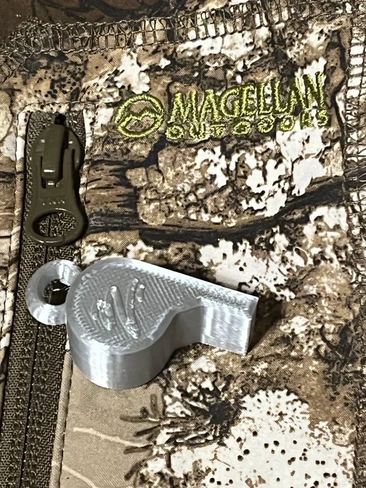 LOUD Simple Whistle keychain by Kaleb08 | Download free STL model ...