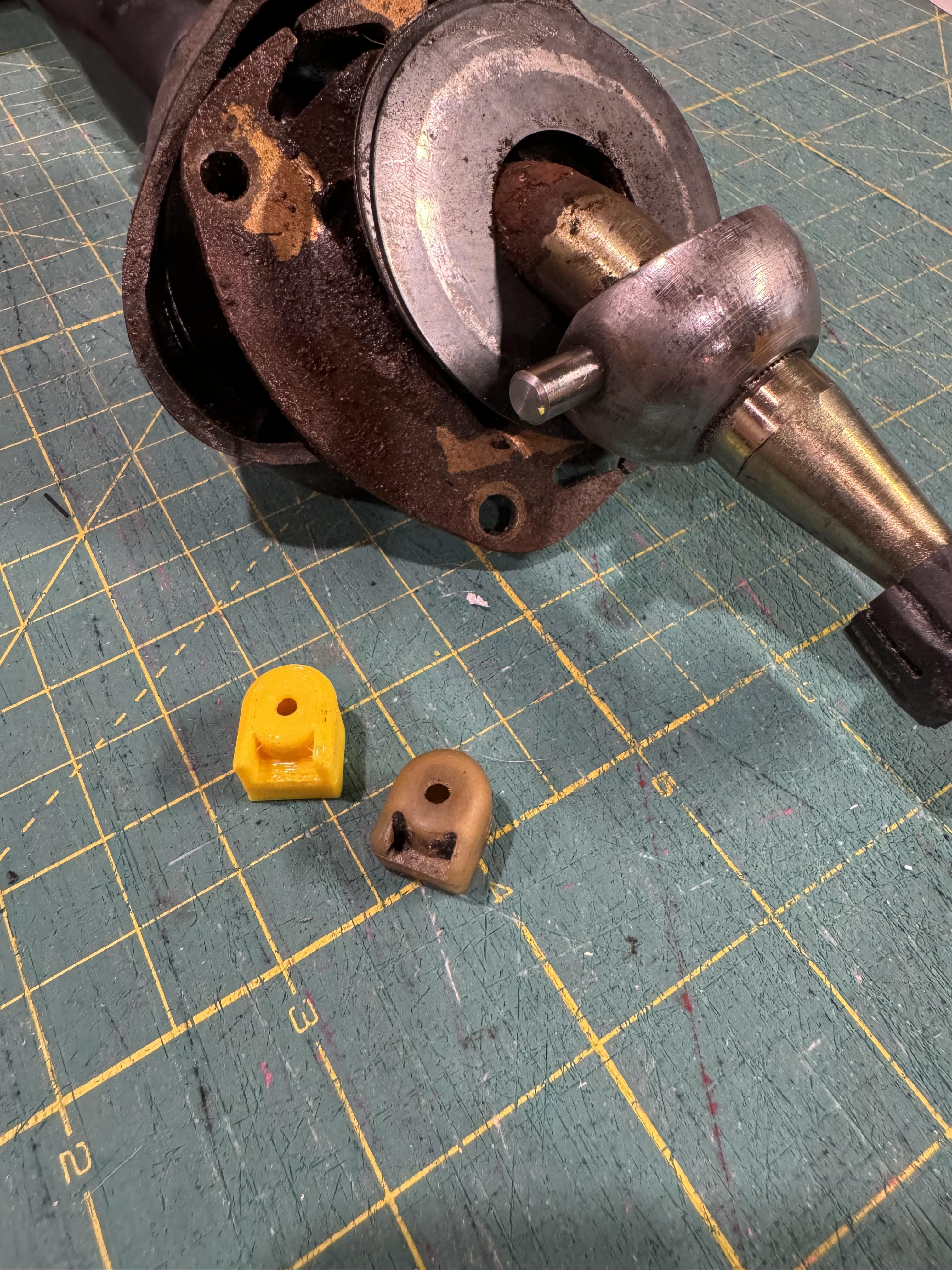 Lever assembly bushing from Jeep shifter tower by LostMarble | Download ...