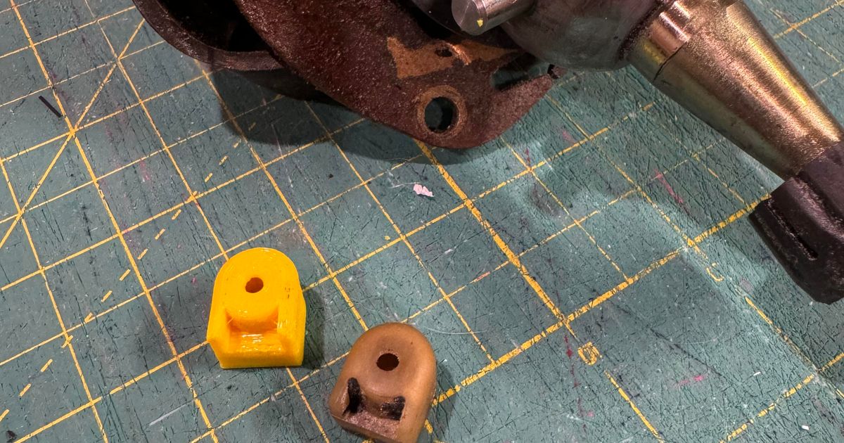 Lever assembly bushing from Jeep shifter tower by LostMarble | Download ...