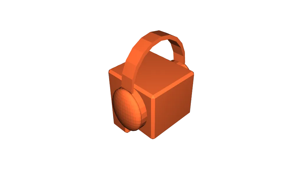 Mini 13 head with headphones by Master Gadget | Download free STL model ...