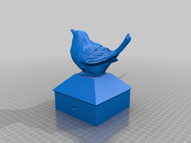 Fence Post Caps with Low Poly Birds by Filament_of Imagination ...
