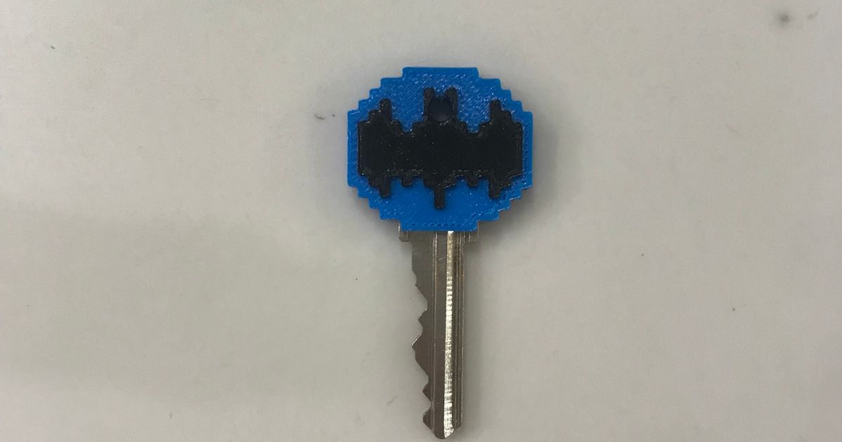 Batman Symbol Key Cap by Liam Bates | Download free STL model ...