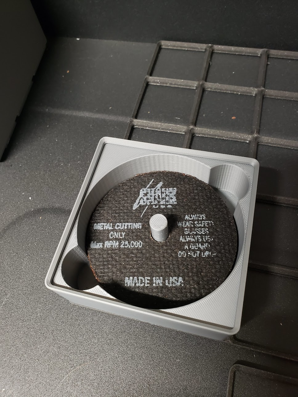 Gridfinity 3" Cutoff Disk Storage by Ghostrider | Download free STL ...