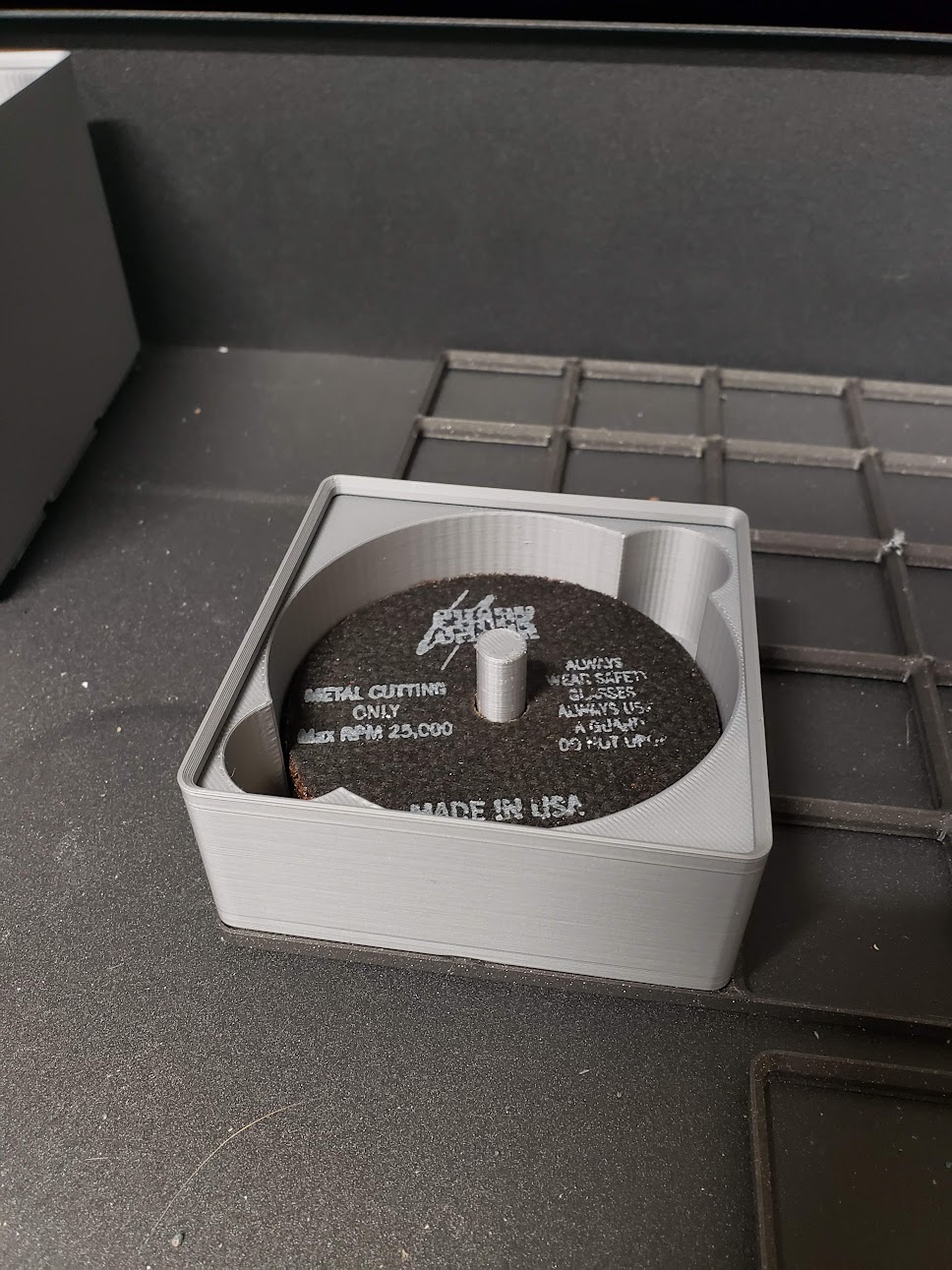 Gridfinity 3" Cutoff Disk Storage by Ghostrider | Download free STL ...