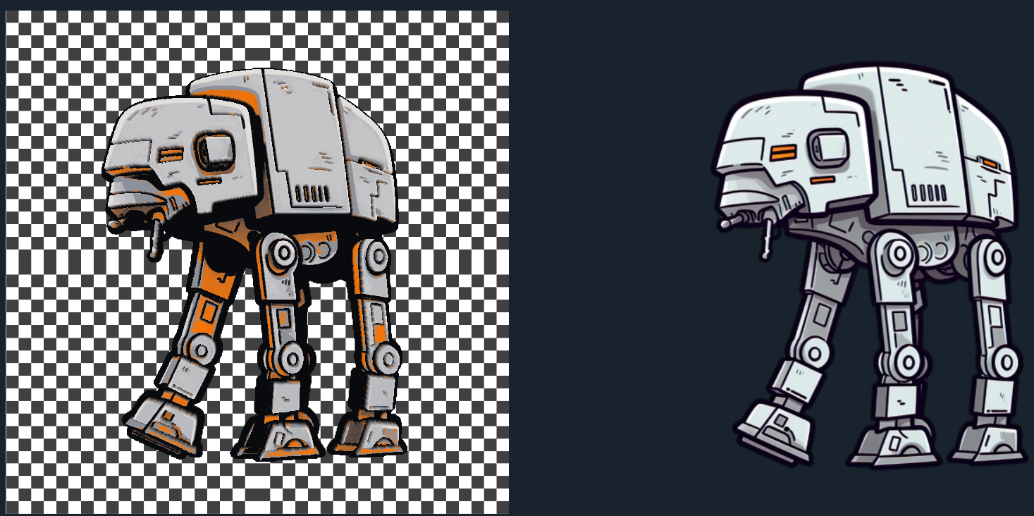 FOUR COLOR - HueForge AT-AT Walker (All Terrain Armored Transport ...