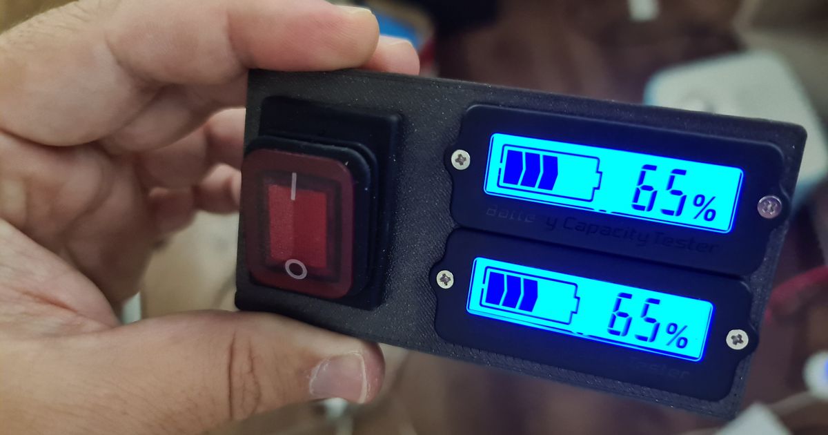 36V (2x18V) Battery capacity Meter with Power Cutoff by Surfalex2000 ...