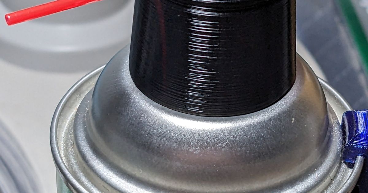 Aerosol spray can replacement cap by flower_askew | Download free STL ...