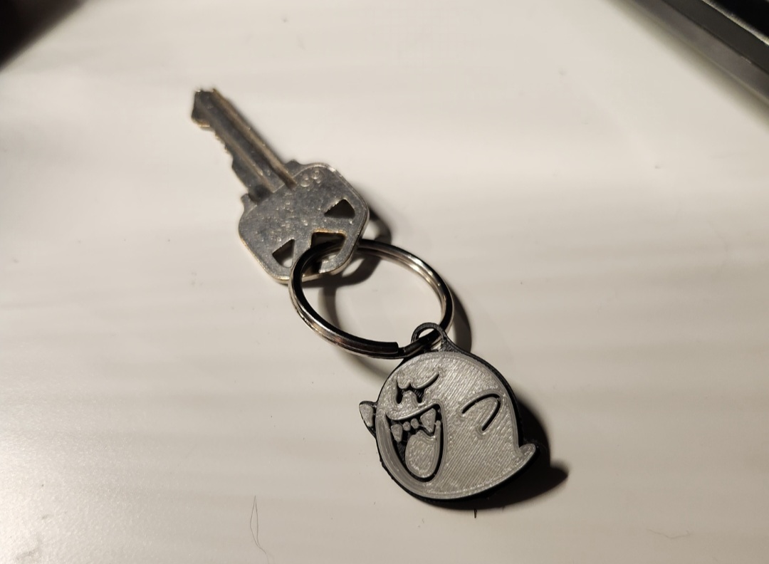 Boo Key Chain tag by PoseidonDesign | Download free STL model ...