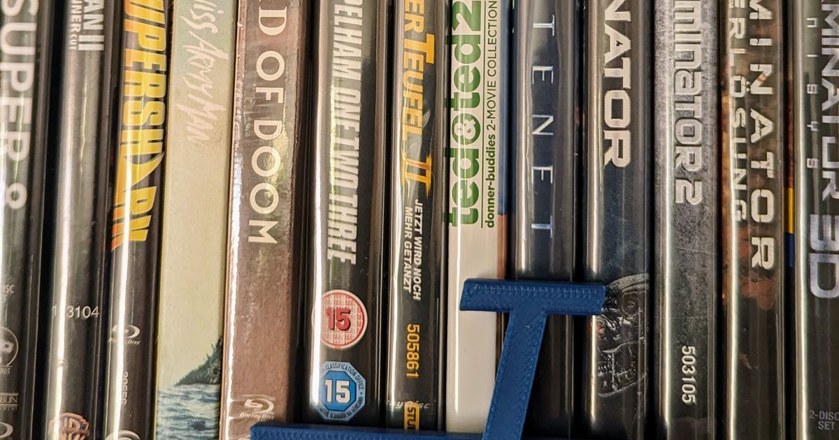 Letters for your Movie Collection (DVD and Blu Ray) / Buchstaben für ...