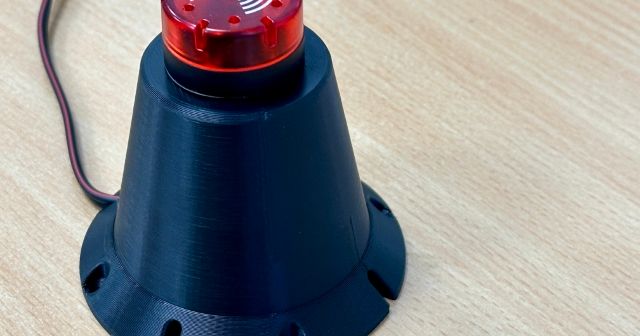 Desk signal buzzer lamp holder by marigu | Download free STL model ...
