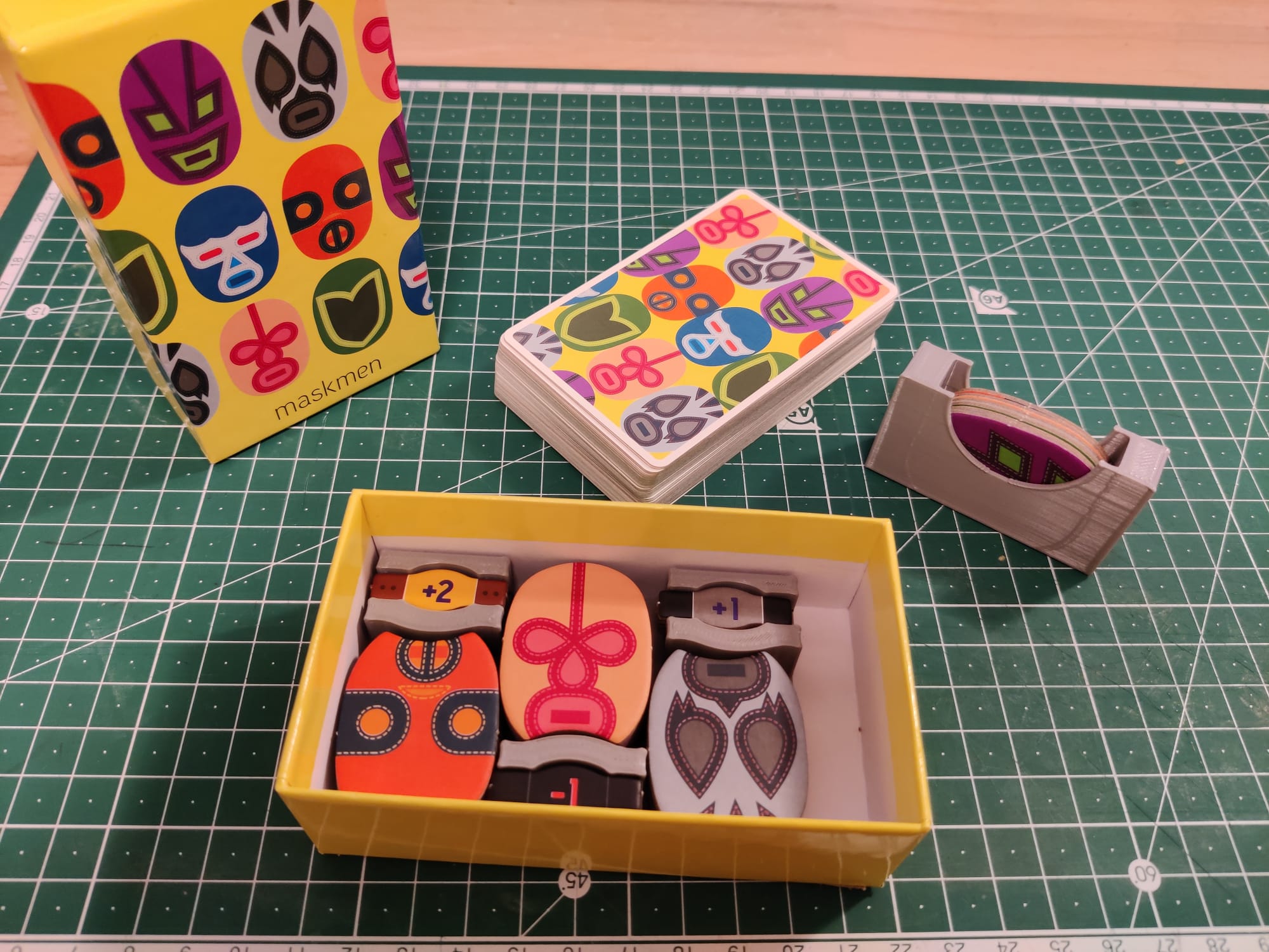 Maskmen - Organizer Inlay Insert - Oink Games by leafoea | Download ...
