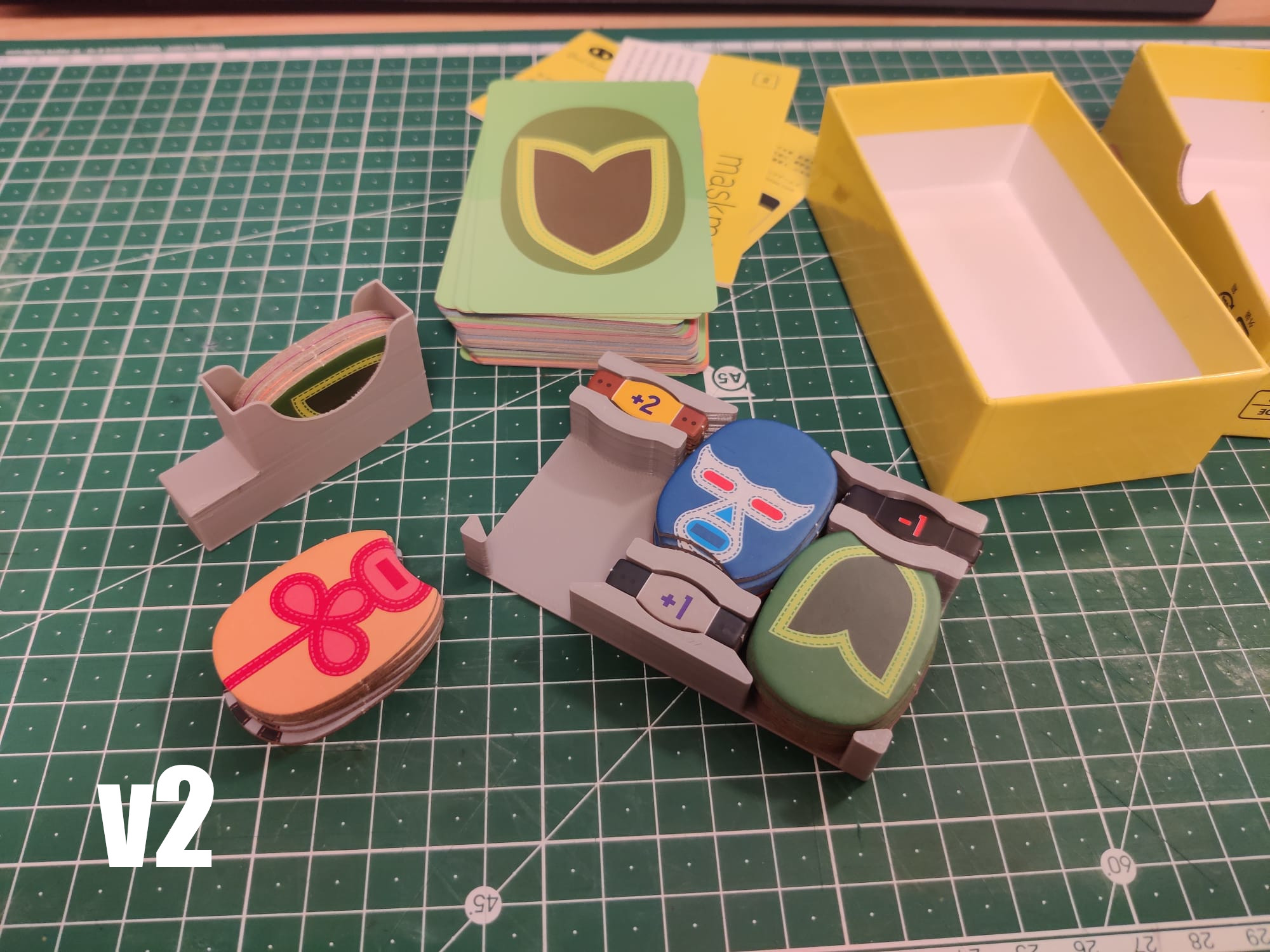 Maskmen - Organizer Inlay Insert - Oink Games by leafoea | Download ...