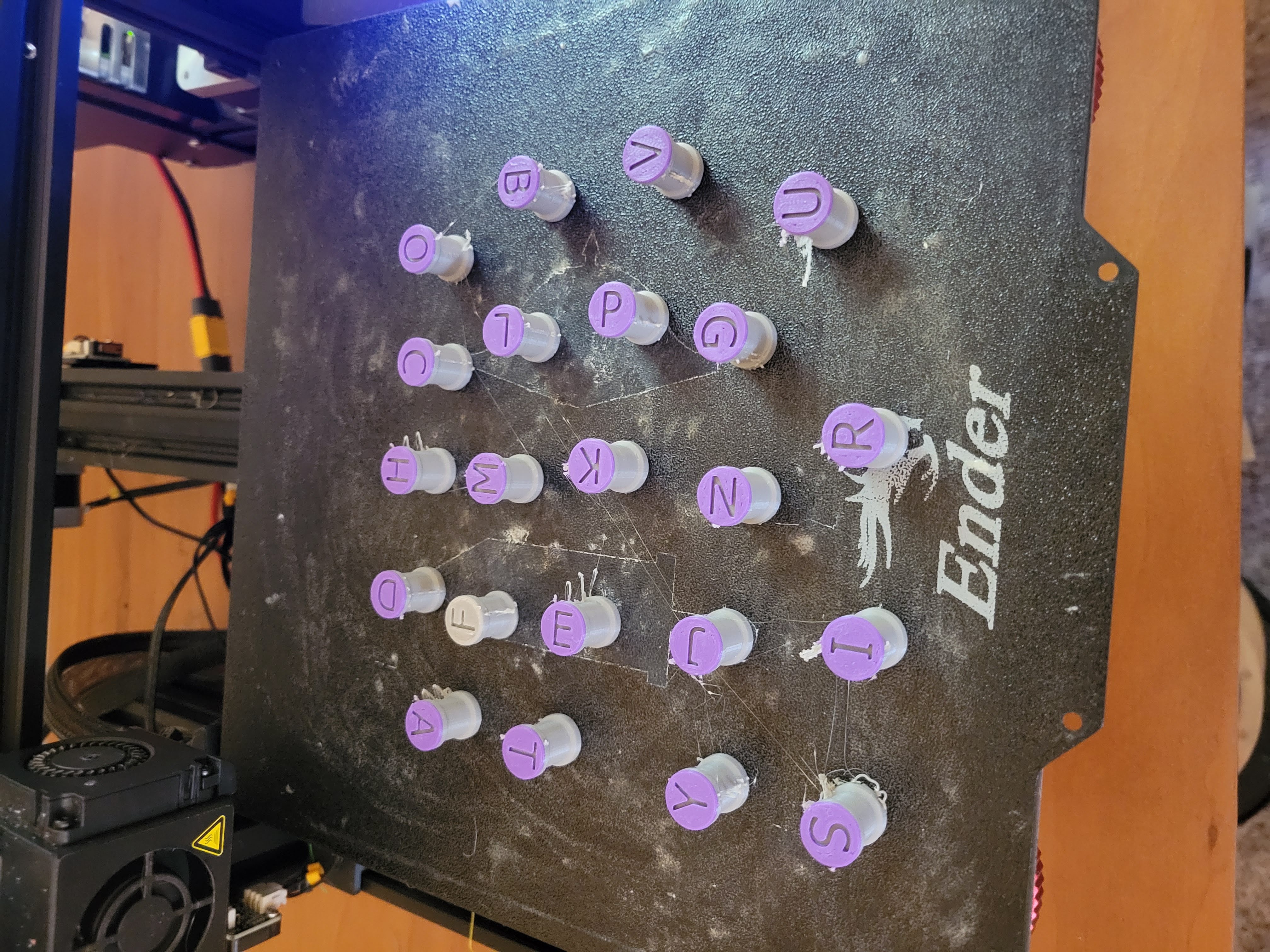 Letter tokens 12mm for TTRPG (D&D) by Crafter64 | Download free STL ...