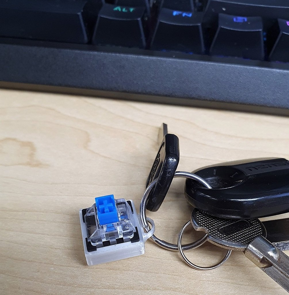 Keyboard Switch Key Chain by Vexorter | Download free STL model ...