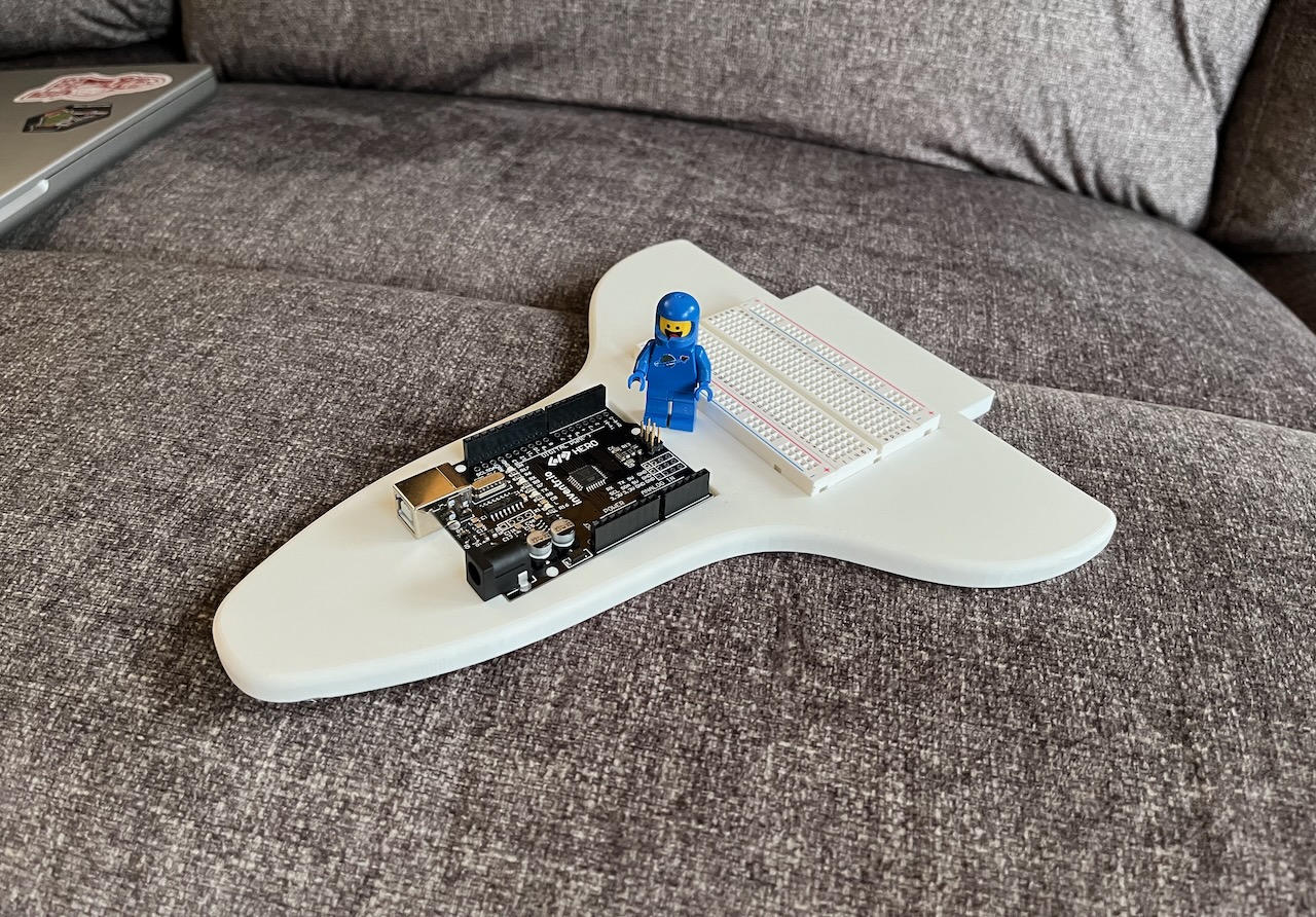 Base for inventr.io HERO and breadboard by Parsingphase | Download free STL model | Printables.com