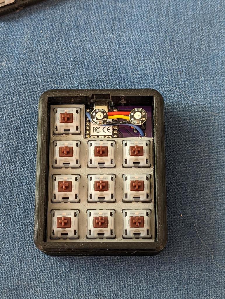Macropad with RP2040 and CircuitPython by natepichler | Download free STL model | Printables.com