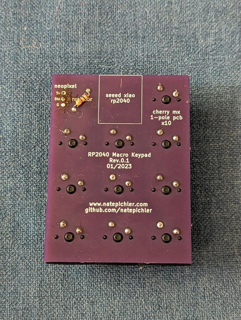 Macropad with RP2040 and CircuitPython by natepichler | Download free STL model | Printables.com