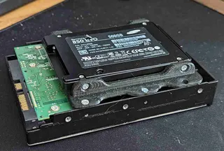 SSD HDD Wall Holder (mount) by ElwisPresley | Download free STL model ...