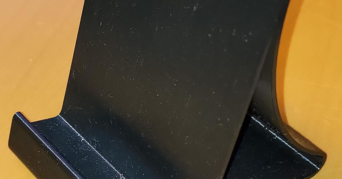Simple Smartphone Stand by Chris | Download free STL model | Printables.com