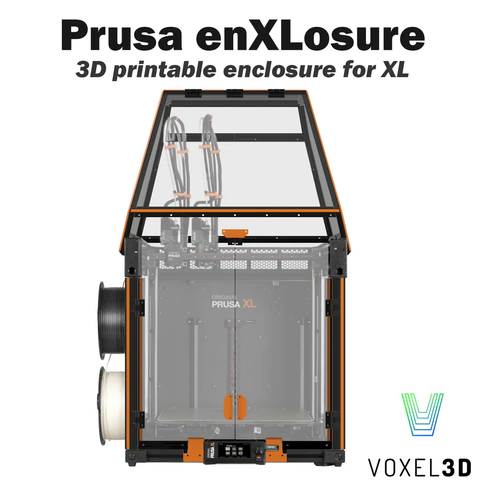 EnXLosure; minimalist and printable Prusa XL enclosure with doors ...