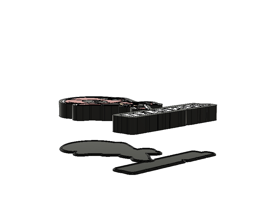 Deadpool Lightbox LED Lamp by braga3dprint | Printables Store