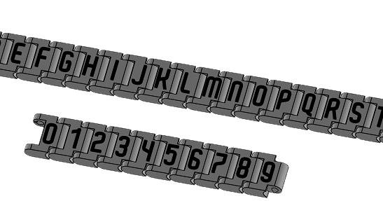 Print in place Key Chain Tag (Text Editable) by maps | Download free ...