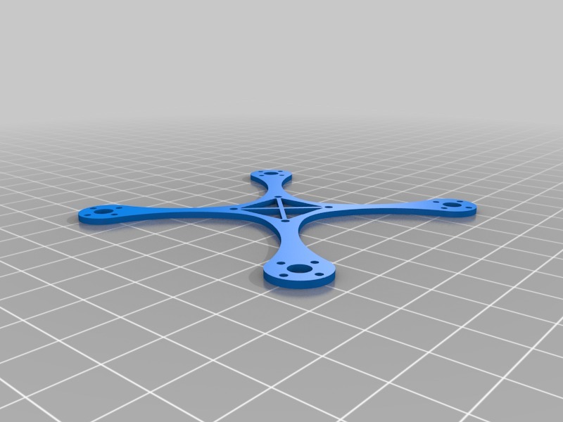90mm Brushless Quadcopter Frame by printwithmeXYZ | Download free STL ...